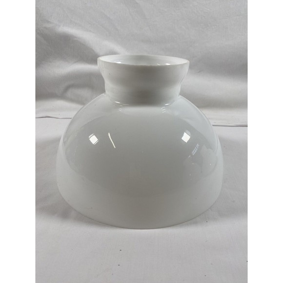 Accents | Vintage Fitter Rayo Lamp Shade White Opal Milk Glass Aladdin ...